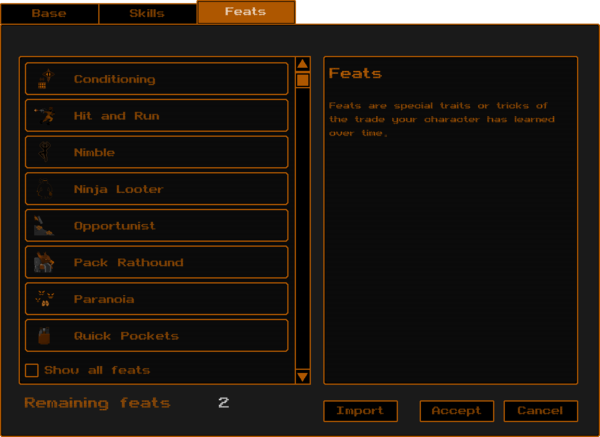 Character creation - Underrail Wiki